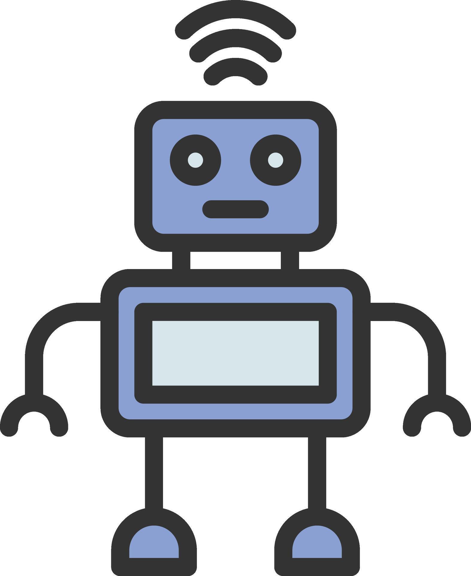 Smart Robotic icon image. Suitable for mobile apps, web apps and print ...