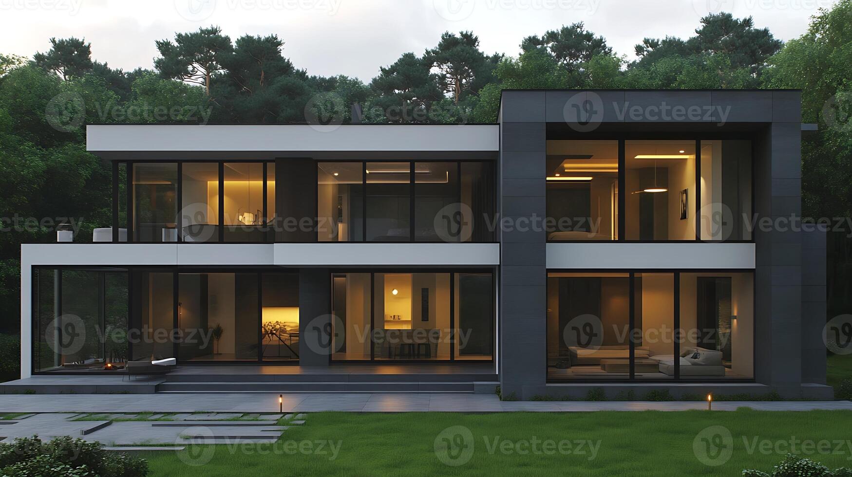 High-Resolution Architectural Imagery Showcasing a Beautiful Modern ...