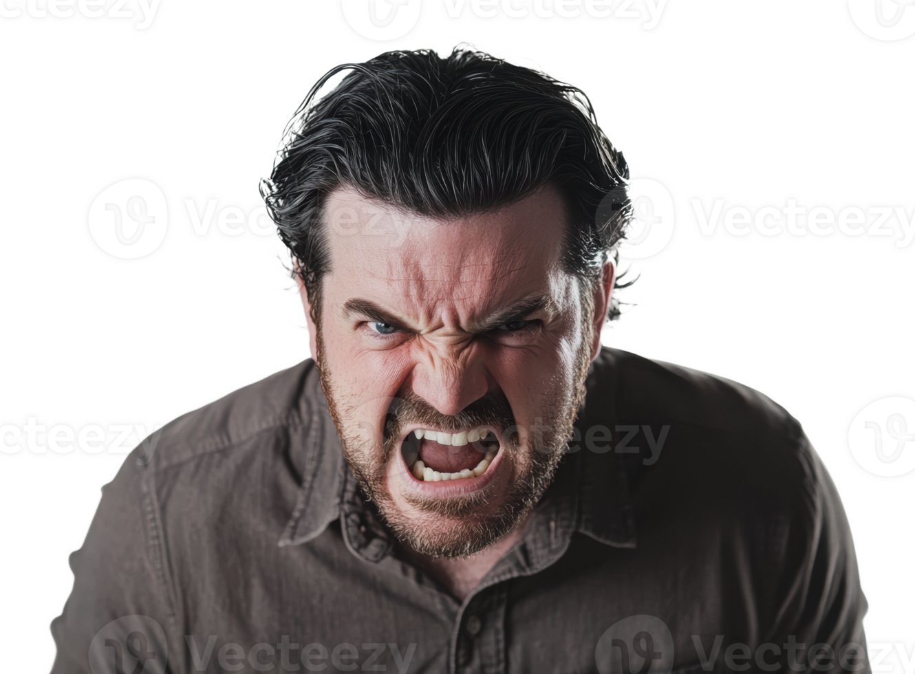 Man shows intense anger through his face 53289482 PNG Man shows intense anger through his face 53289482 PNG