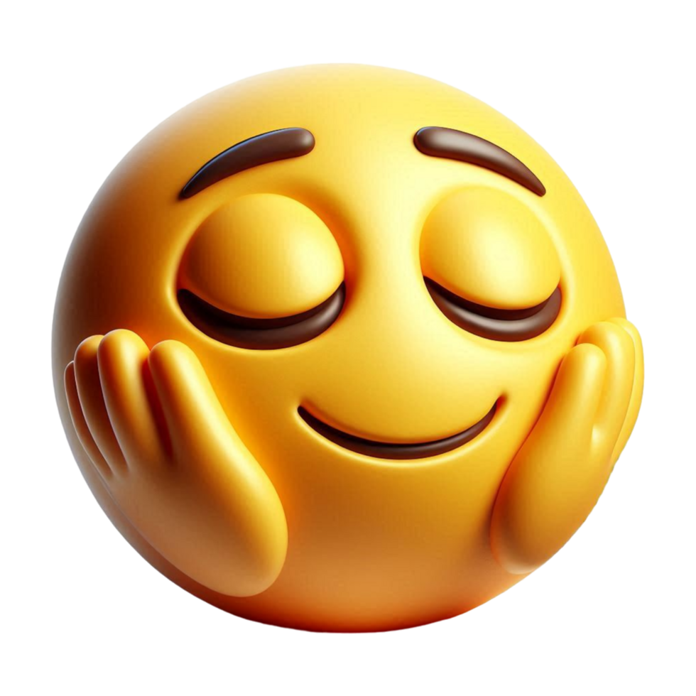 Relieved Face Emoticon