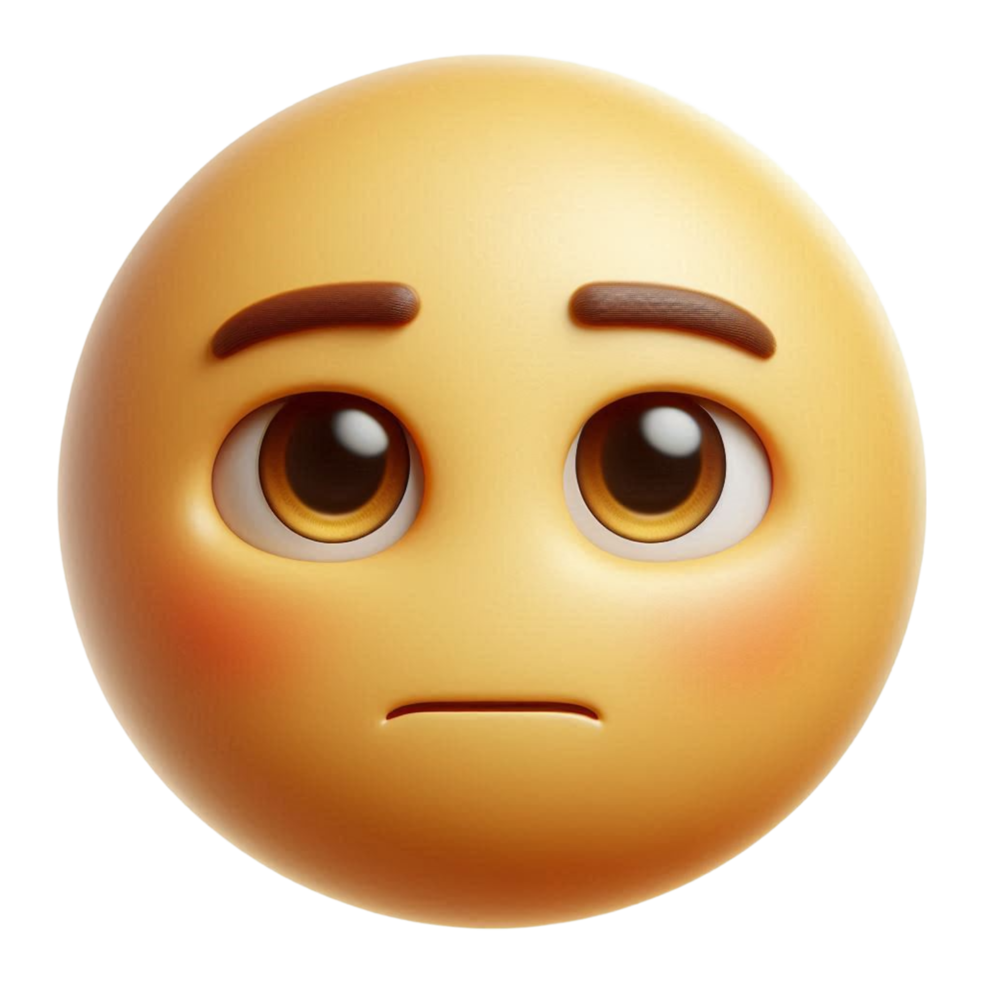 Neutral Face Emoji on transparent 53292699 PNG