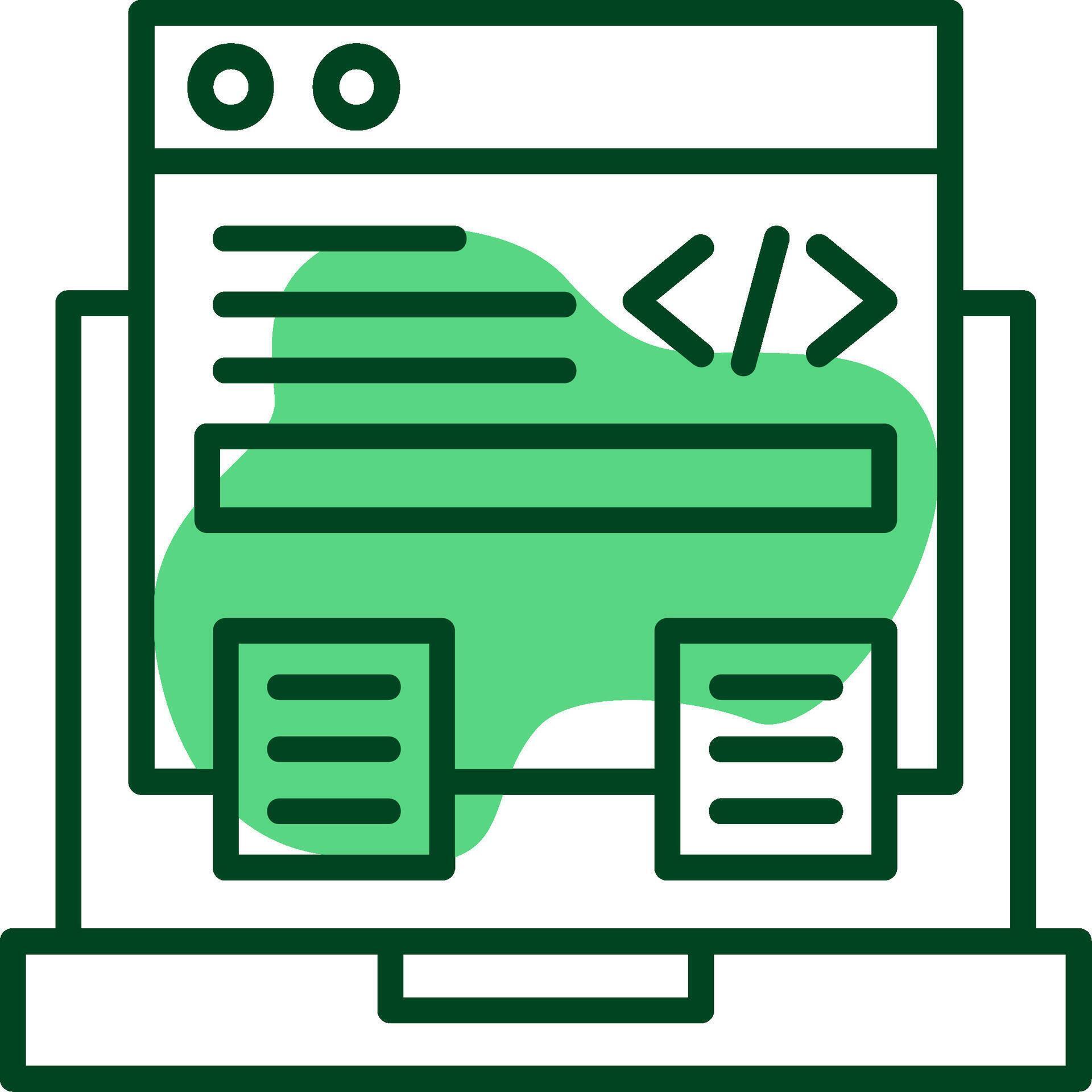 Code Framework Outline Style Icon 53298355 Vector Art at Vecteezy