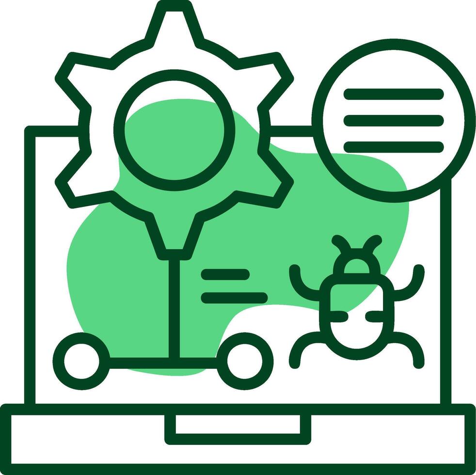 Debug Outline Style Icon 53298370 Vector Art At Vecteezy