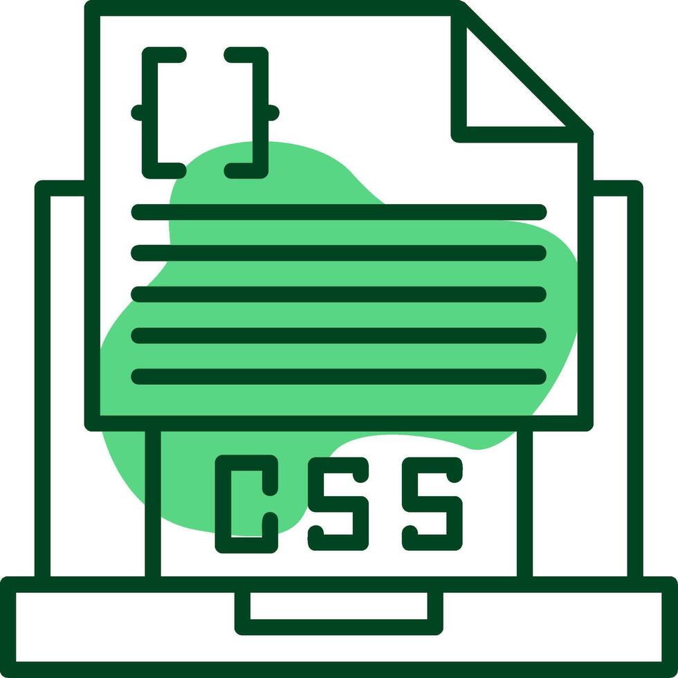Css File Outline Style Icon 53298385 Vector Art at Vecteezy