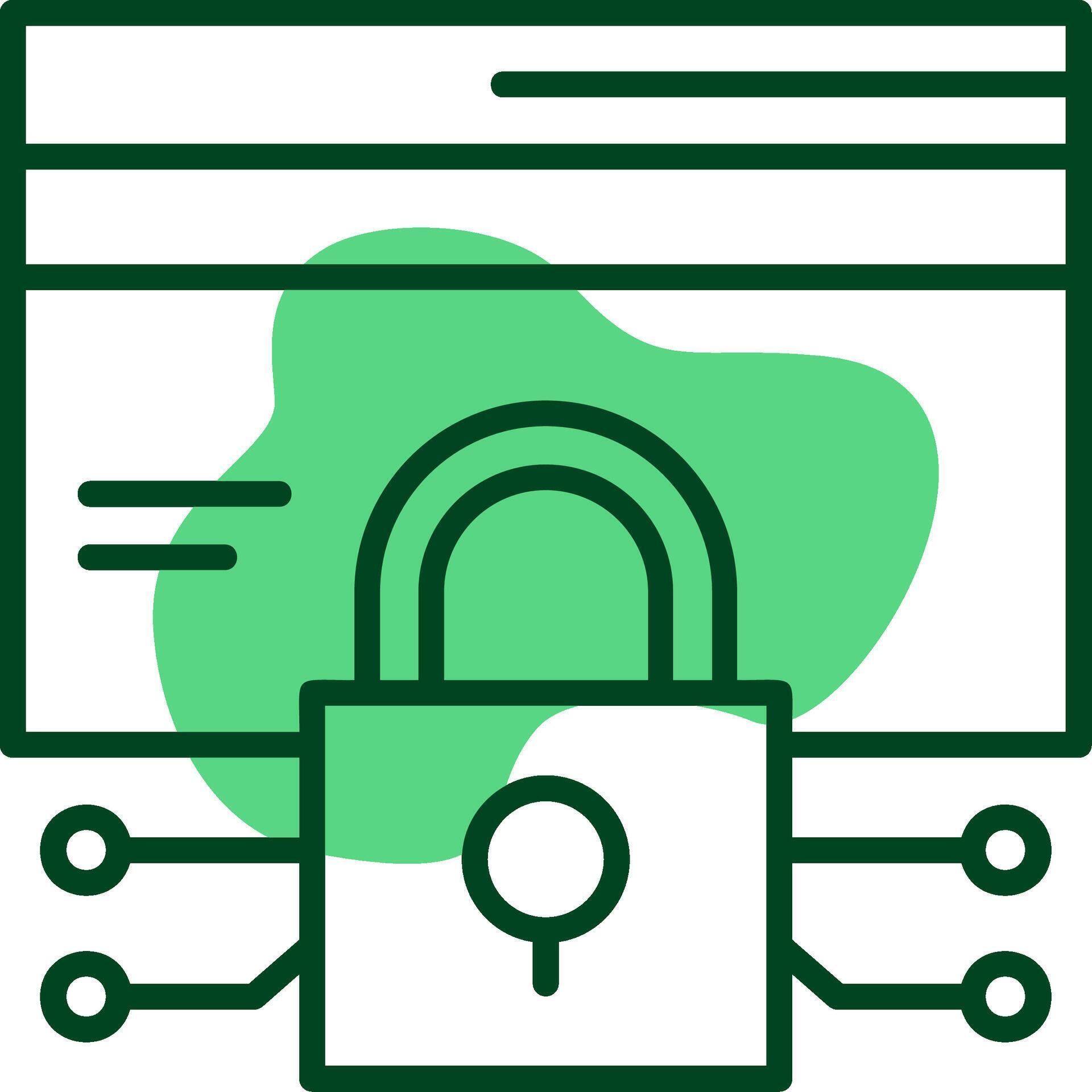 Data encryption Outline Style Icon 53299031 Vector Art at Vecteezy