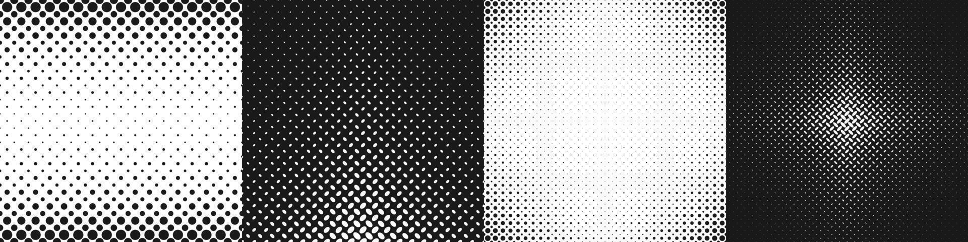 Abstract geometric halftone pattern set 53303354 Vector Art at Vecteezy