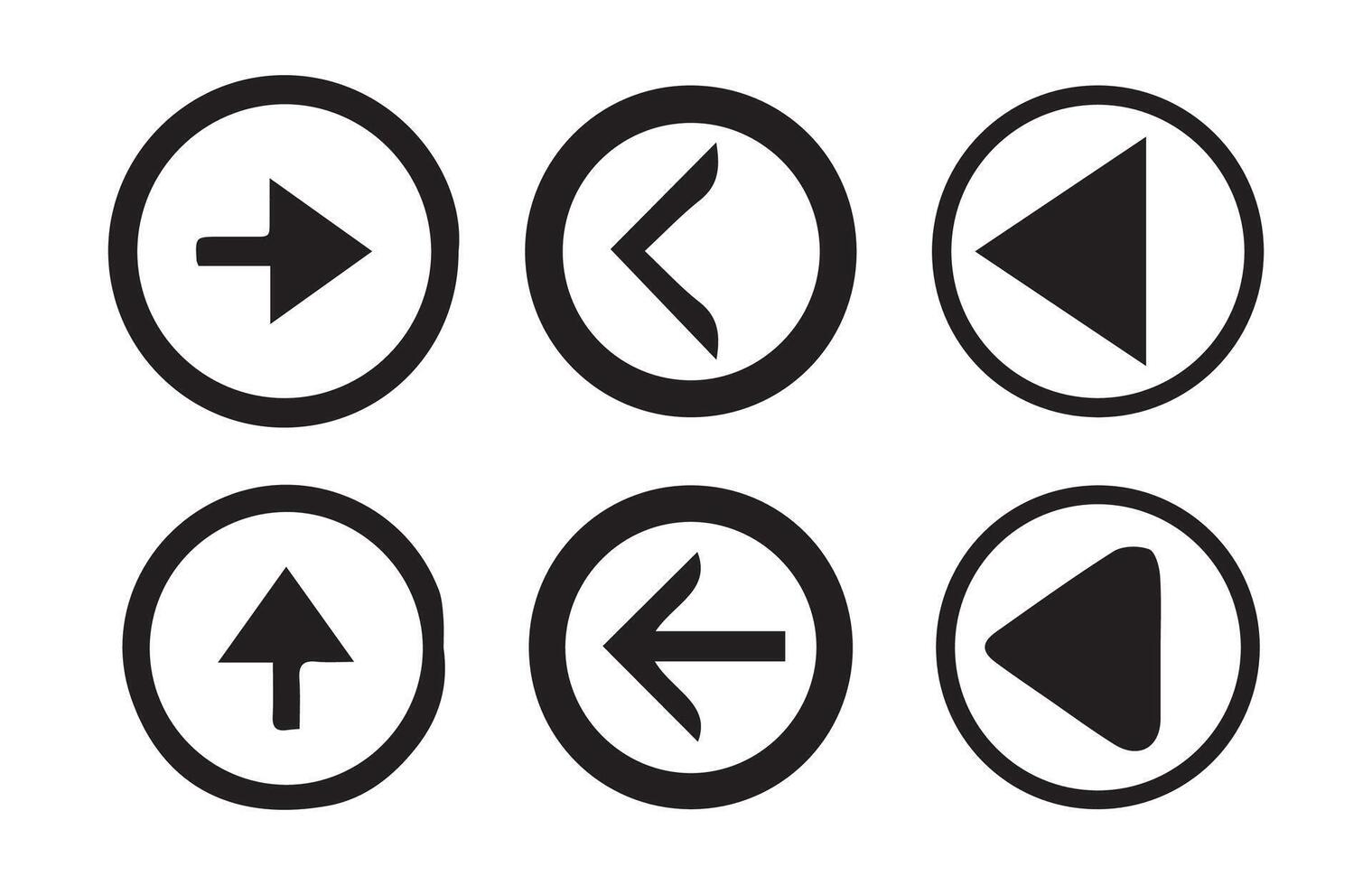 Upload buttons. Load symbols. Software download arrows. Save buttons ...