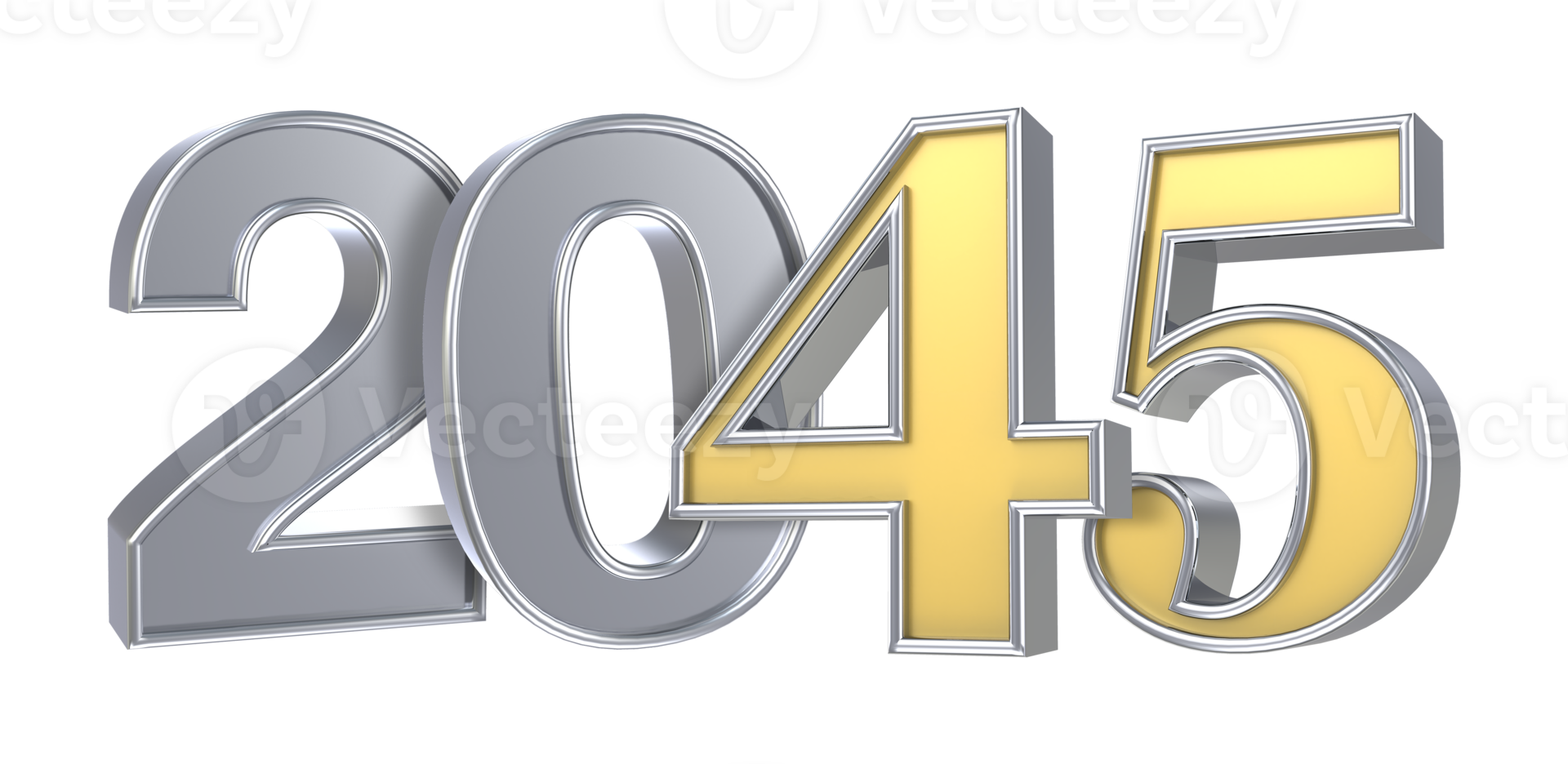 Happy New Year 2045 3D Render 53337692 PNG Happy New Year 2045 3D Render 53337692 PNG