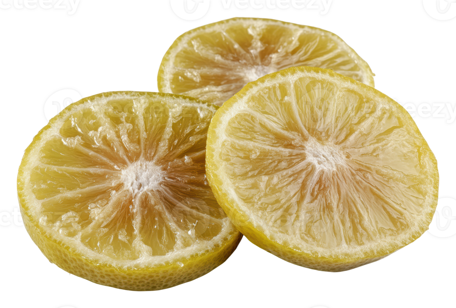 Textured, colorful sliced lemons 53344580 PNG