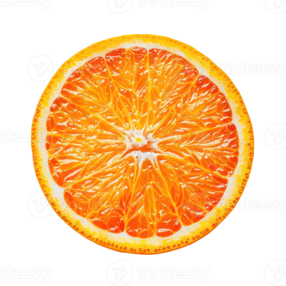 Orange With A Slice Orange Isolate On Transparency Background 53346314 Png
