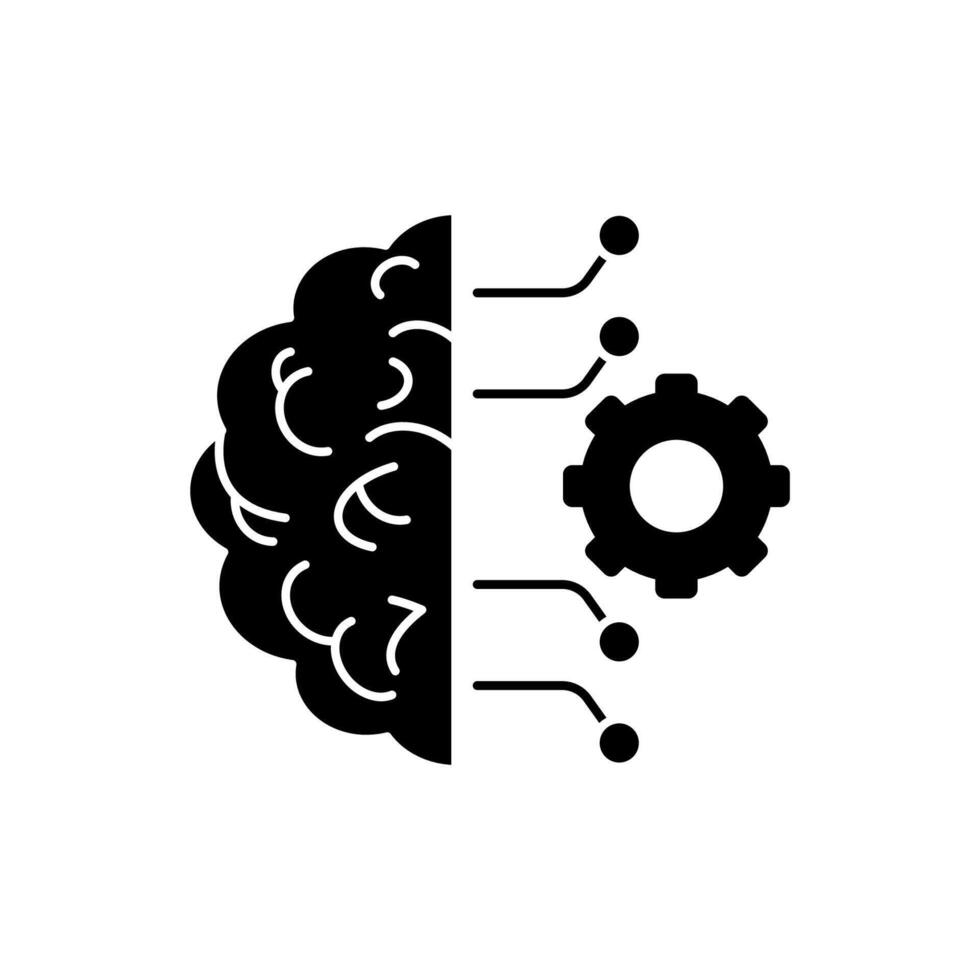 Machine Learning Concept Line Icon Simple Element Illustration Machine Learning Concept