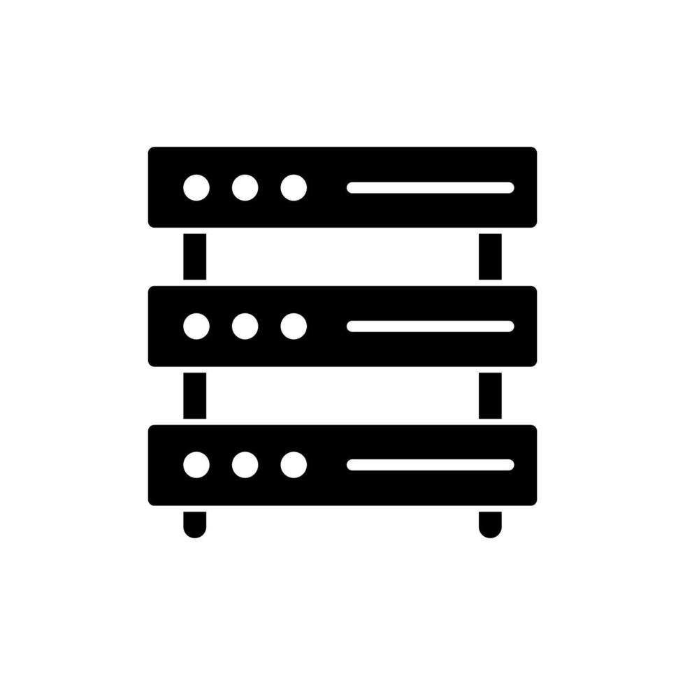 Server Concept Line Icon Simple Element Illustration Server Concept Outline Symbol Design