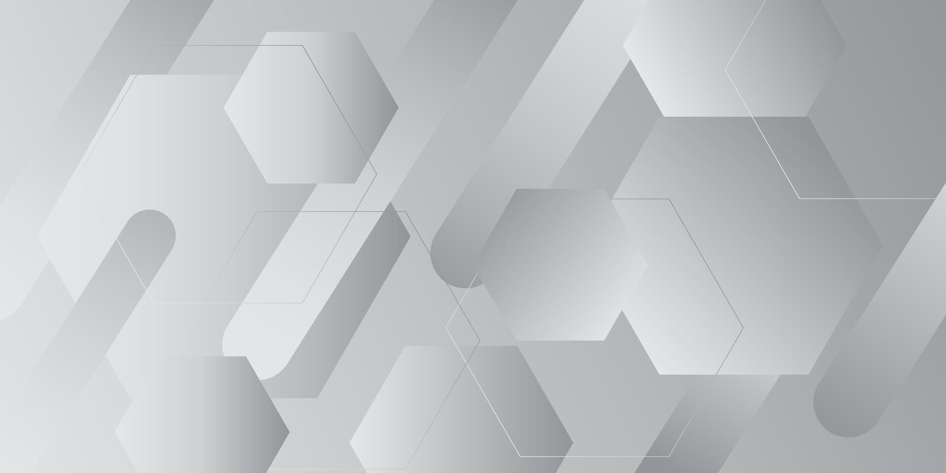 Abstract white background. Abstract hexagon design with minimalist ...