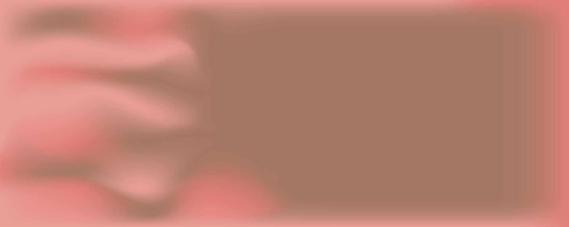 Abstract background with paint stains, haze. Fashionable color of 2025 Mocha Mousse. Banner ...