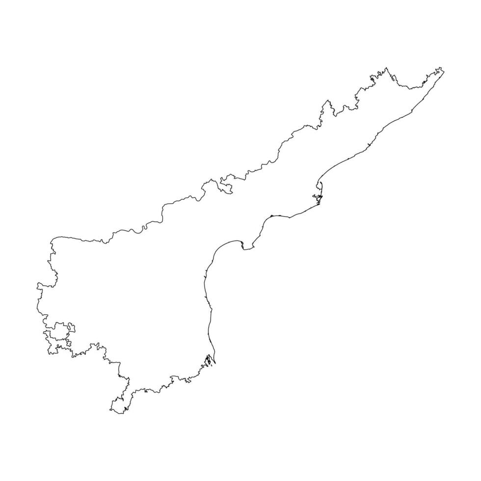 Andhra Pradesh state blank outline map 53428344 Vector Art at Vecteezy Andhra Pradesh state blank outline map 53428344 Vector Art at Vecteezy