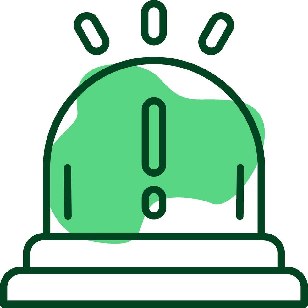 Siren Alarm Outline Style Icon 53438592 Vector Art at Vecteezy