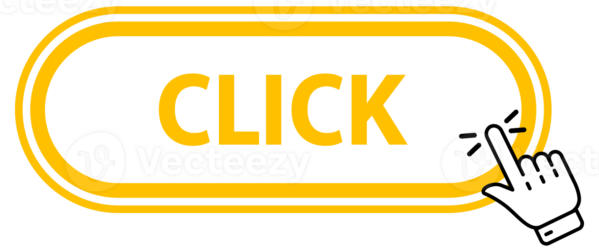 Click Button with pointer clicking. Web button. Finger Pressing. Click to Click here Concept ...