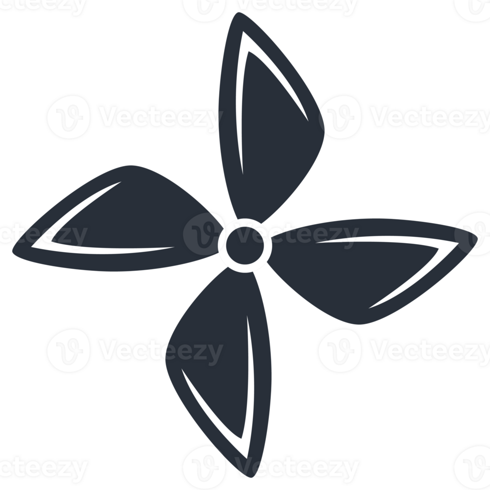 Airplane Propellers And Motor Blades Plane Propellers Set Symbols Fan Rotating 53444169 Png