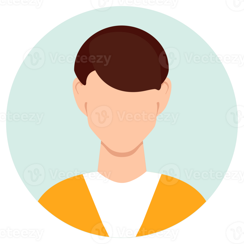 Set of different people avatars. User avatar in circle. illustration ...