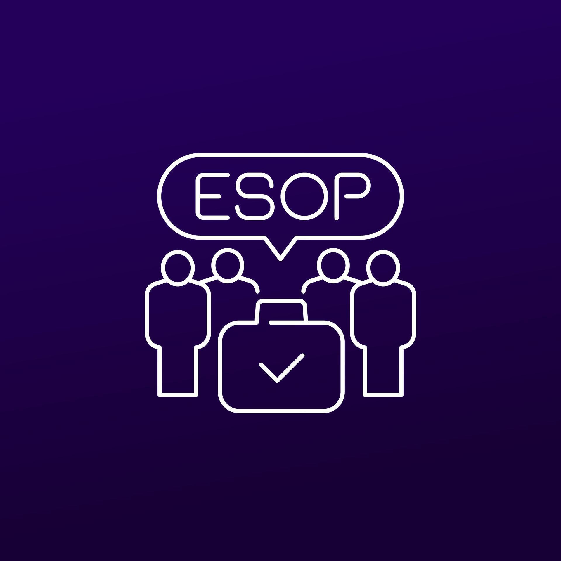 Employee stock ownership plan, ESOP icon in line design 53457068 Vector Art at Vecteezy