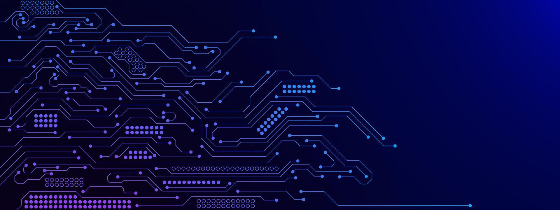 Abstract digital circuit board with electronic elements. Motherboard ...