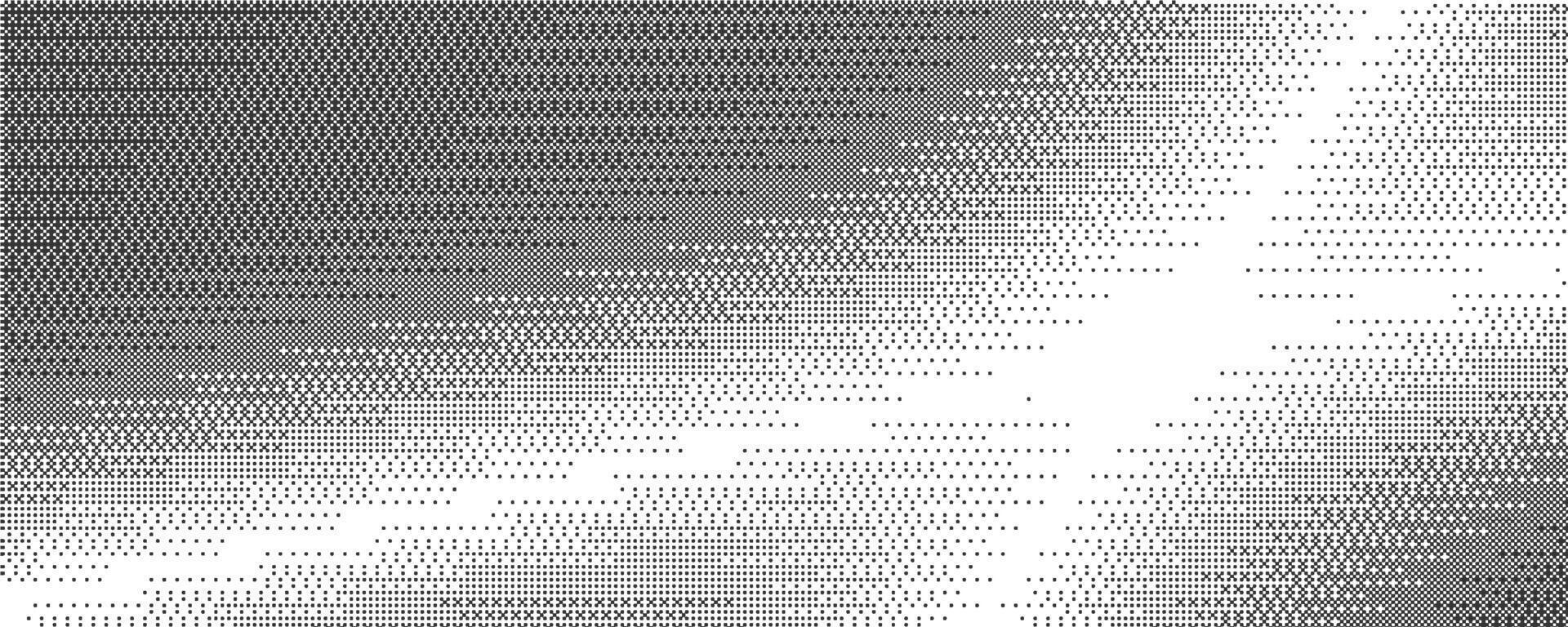 Bitmap pattern with pixel texture. Dotted gradient. Retro gradation of ...