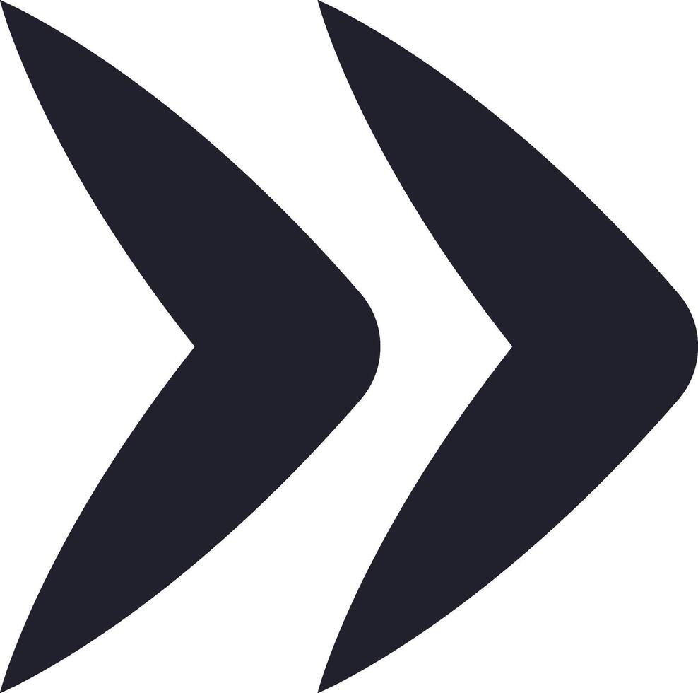 Two dark arrows pointing right create a dynamic visual representation of progress and forward ...