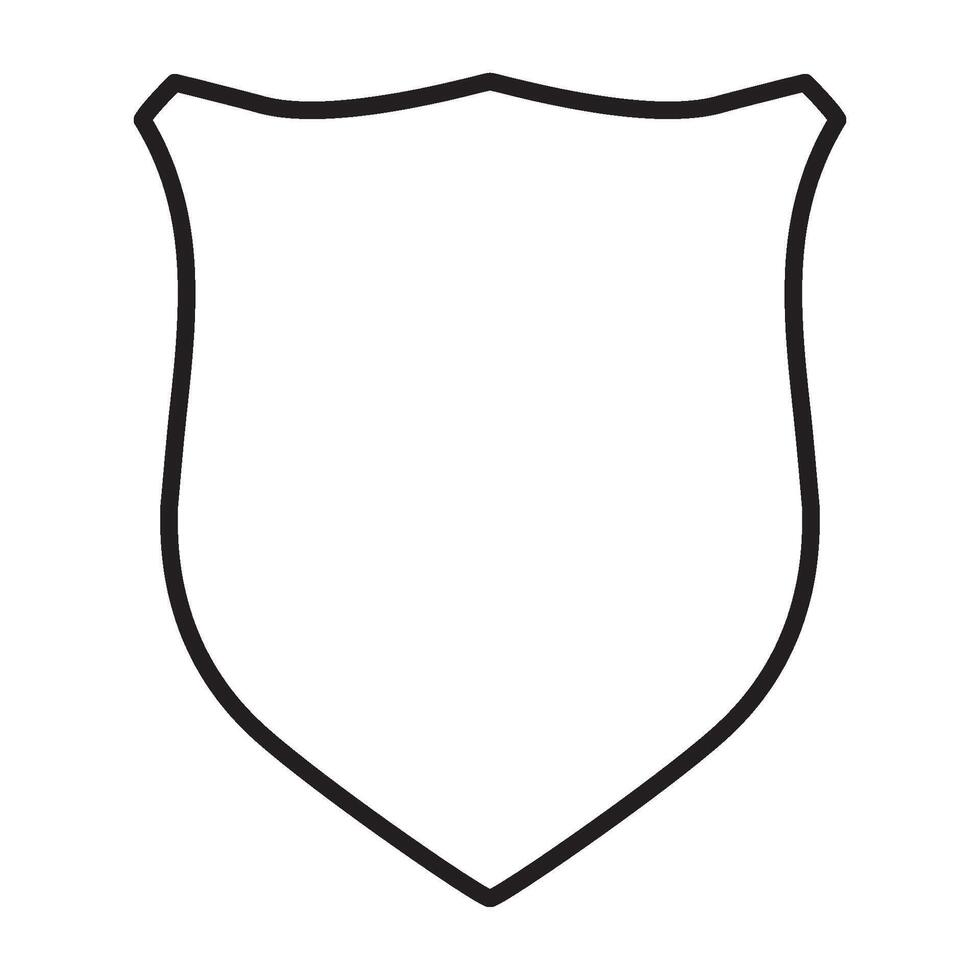 Black Outline Shield Icon Simple Contour Style 53473395 Vector Art at ... Black Outline Shield Icon Simple Contour Style 53473395 Vector Art at ...