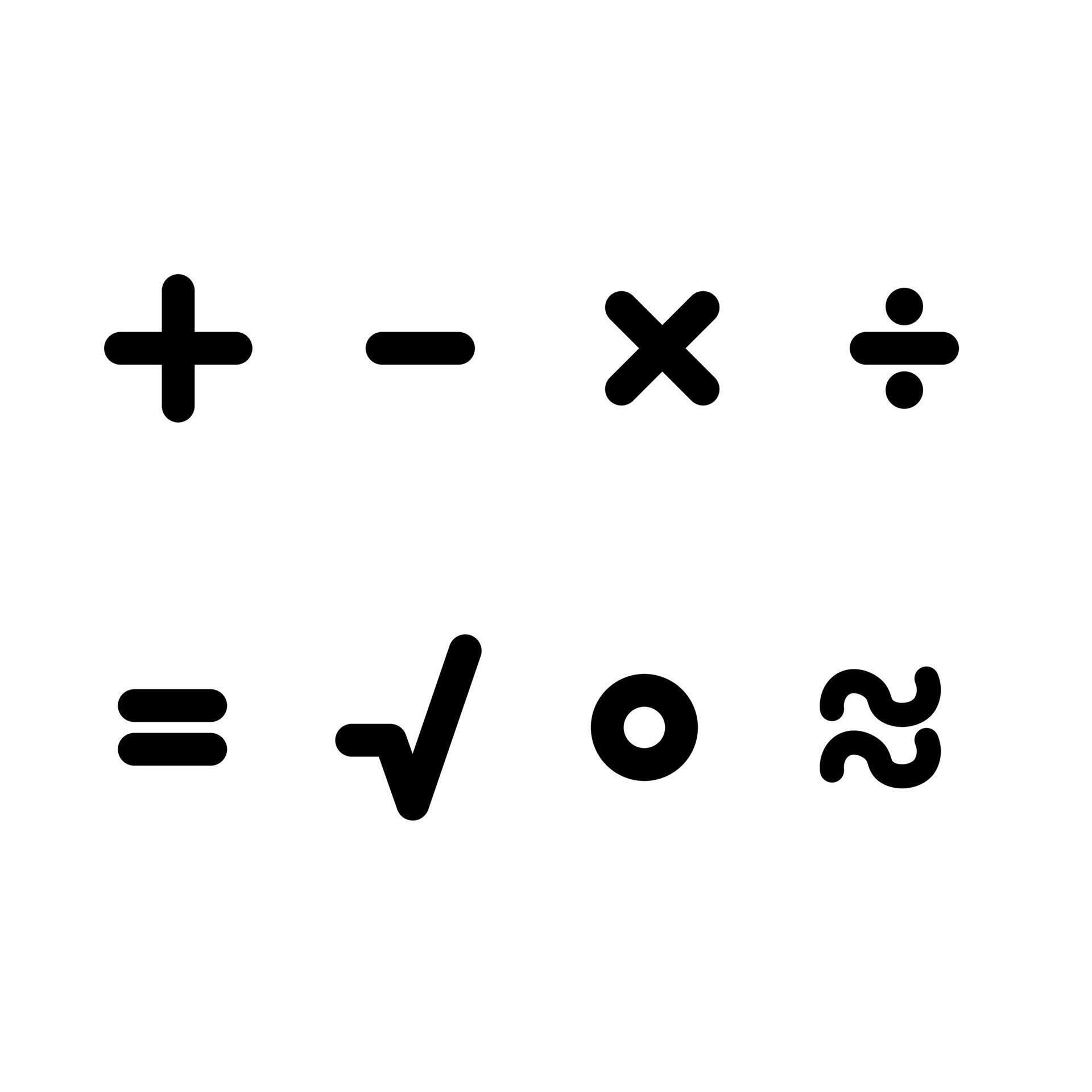 Basic math symbols 53489041 Vector Art at Vecteezy Basic math symbols 53489041 Vector Art at Vecteezy