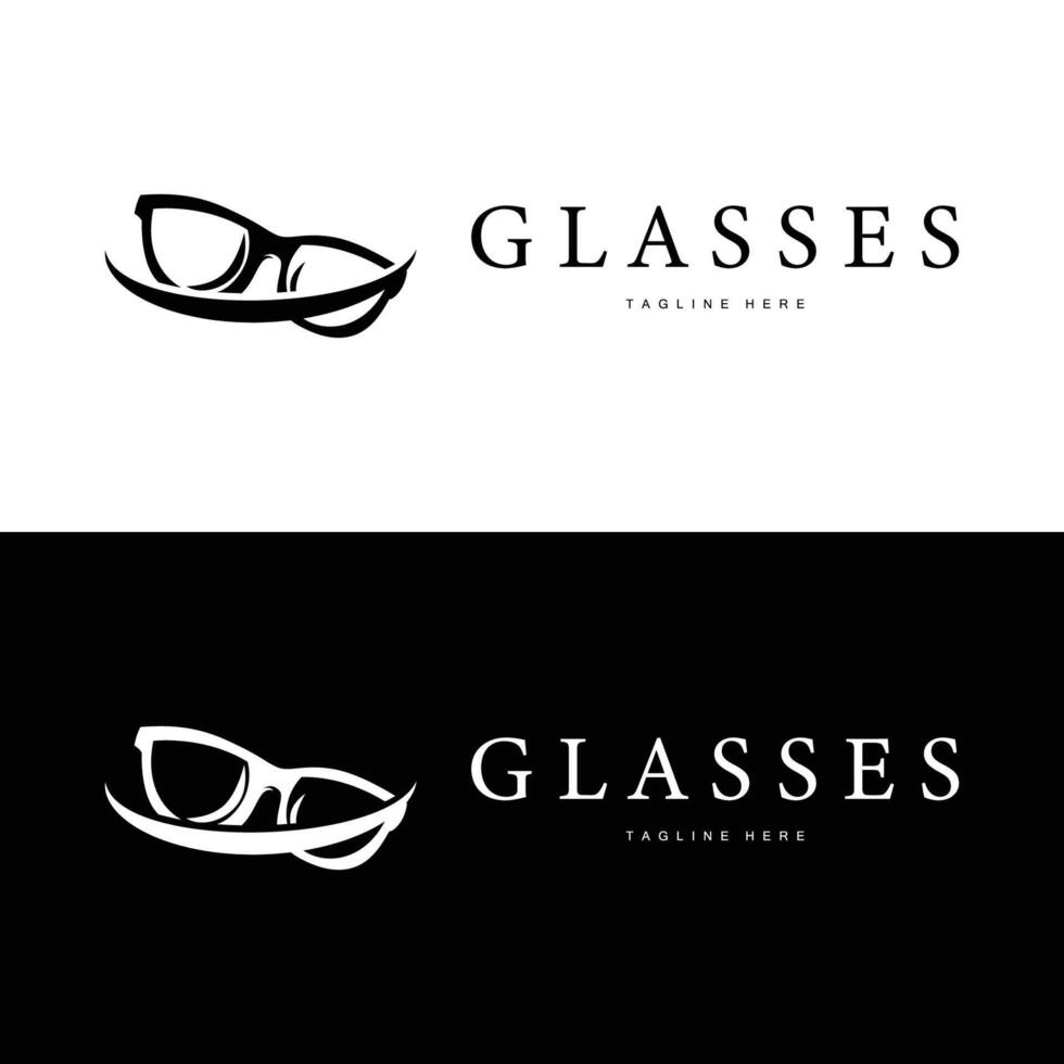 Logo Glasses Silhouette Illustration Modern 53489261 Vector Art At Vecteezy