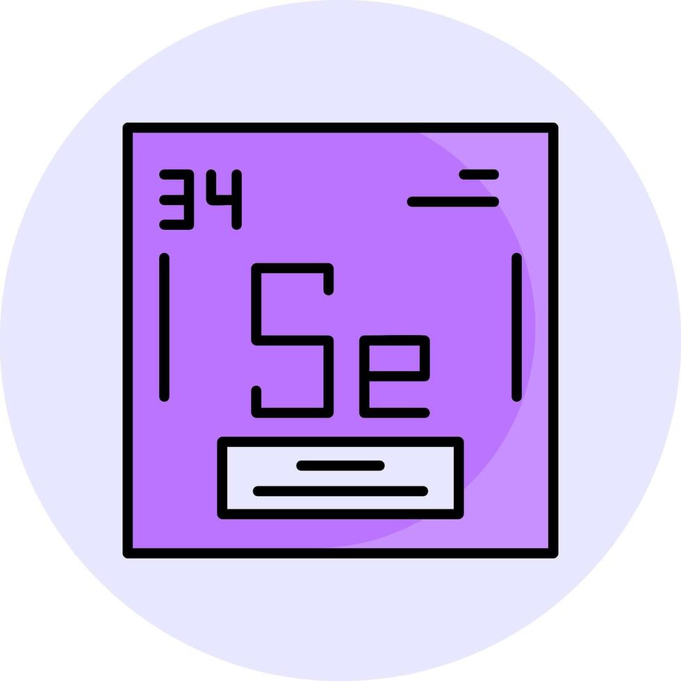 selenio lleno circulo llenar estilo icono 53493817 Vector en Vecteezy
