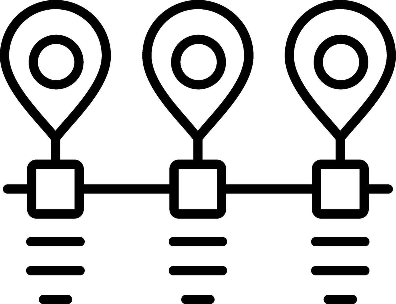 Timeline Line Icon Design Element 53497050 Vector Art at Vecteezy