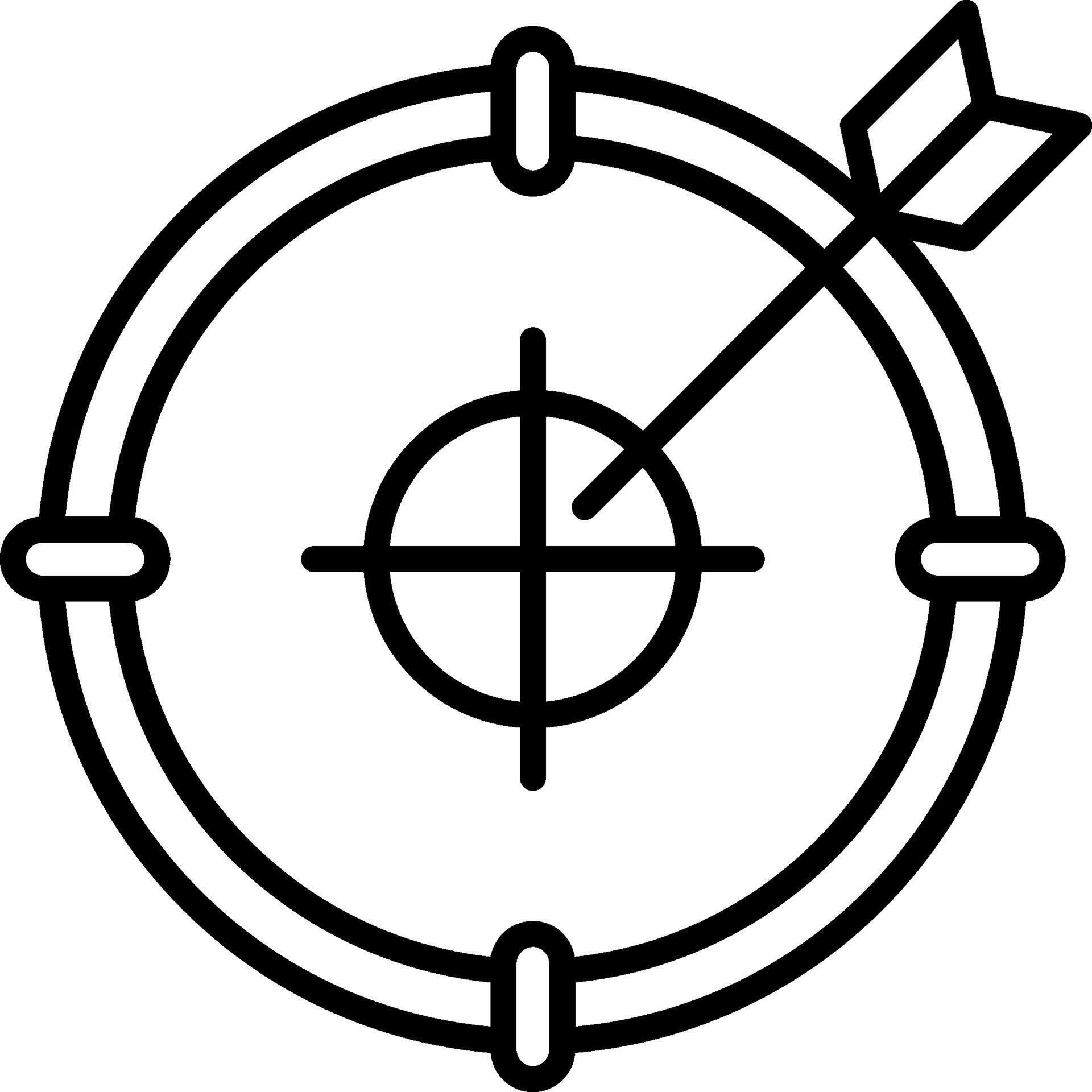 Objective Line Icon 53497518 Vector Art at Vecteezy