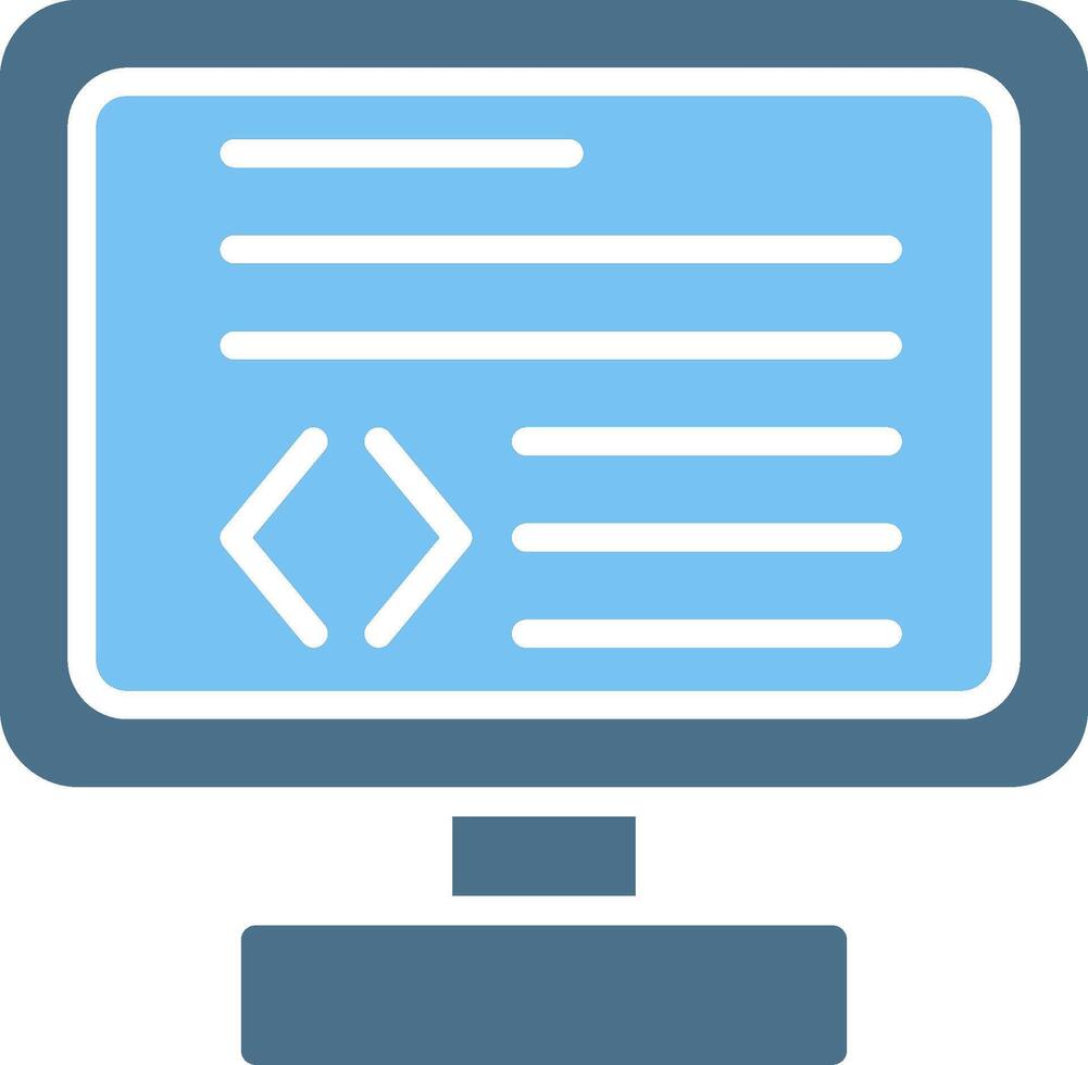 Programming Glyph Two Color Icon Design 53500979 Vector Art at Vecteezy