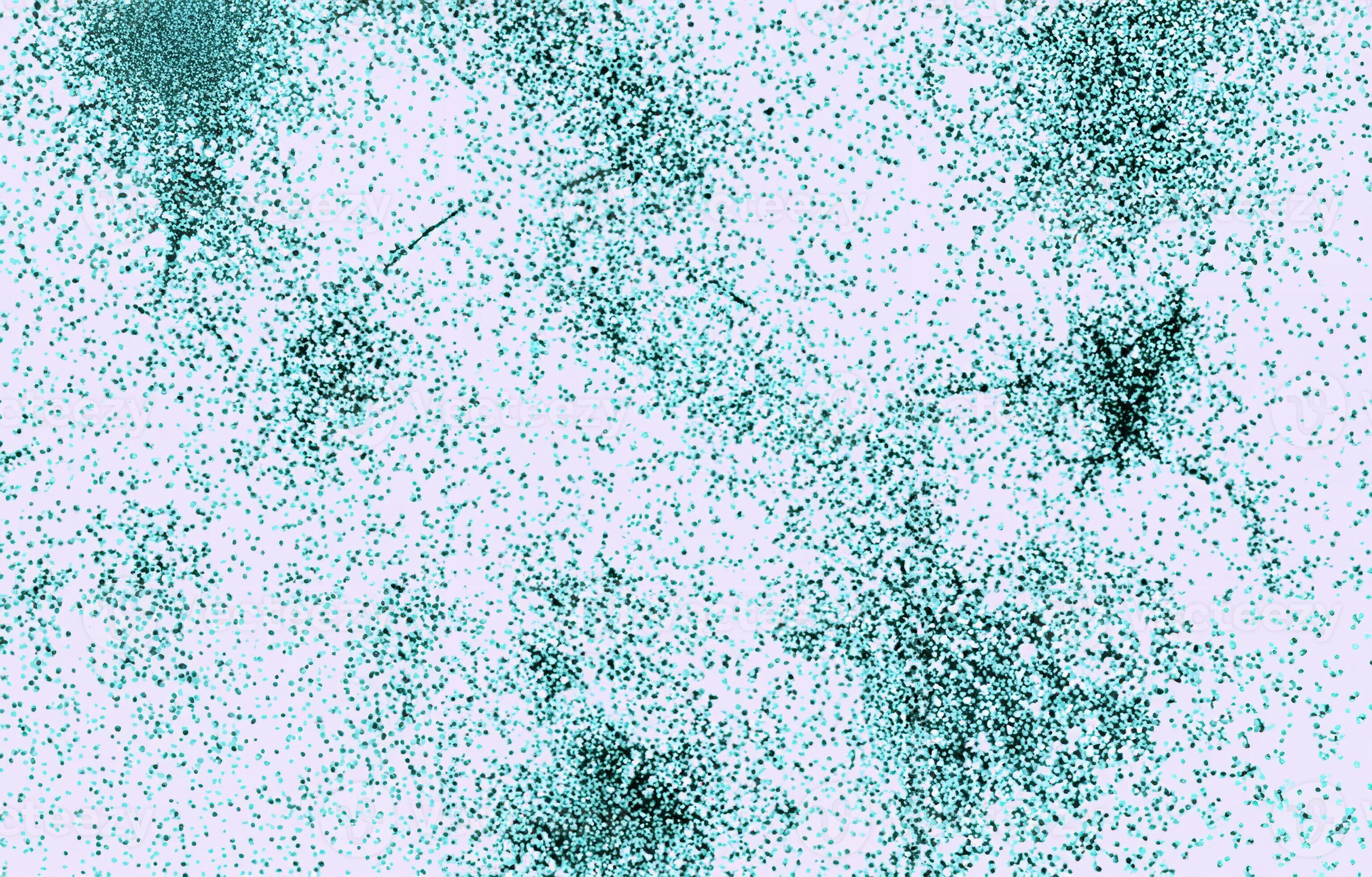 Abstract blue particle design forming a scattered pattern on a clean ...