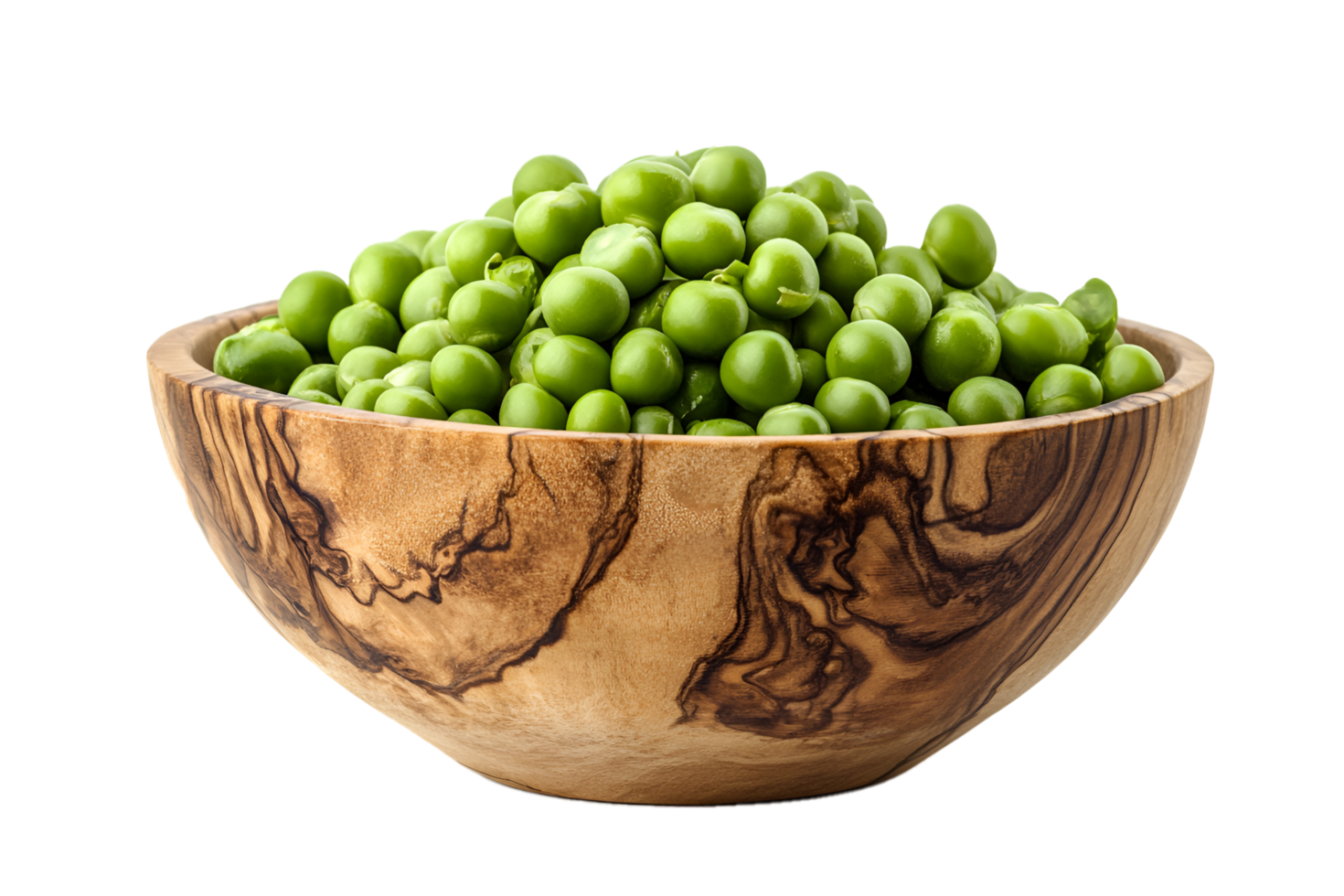 peas on wooden bowl on transparent background 53538492 PNG