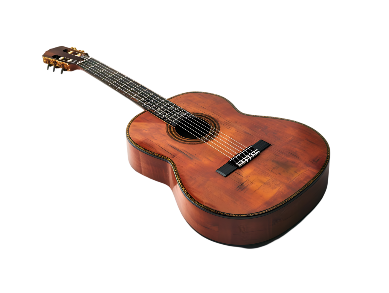 Elegant Classical Acoustic Guitar 53538937 PNG