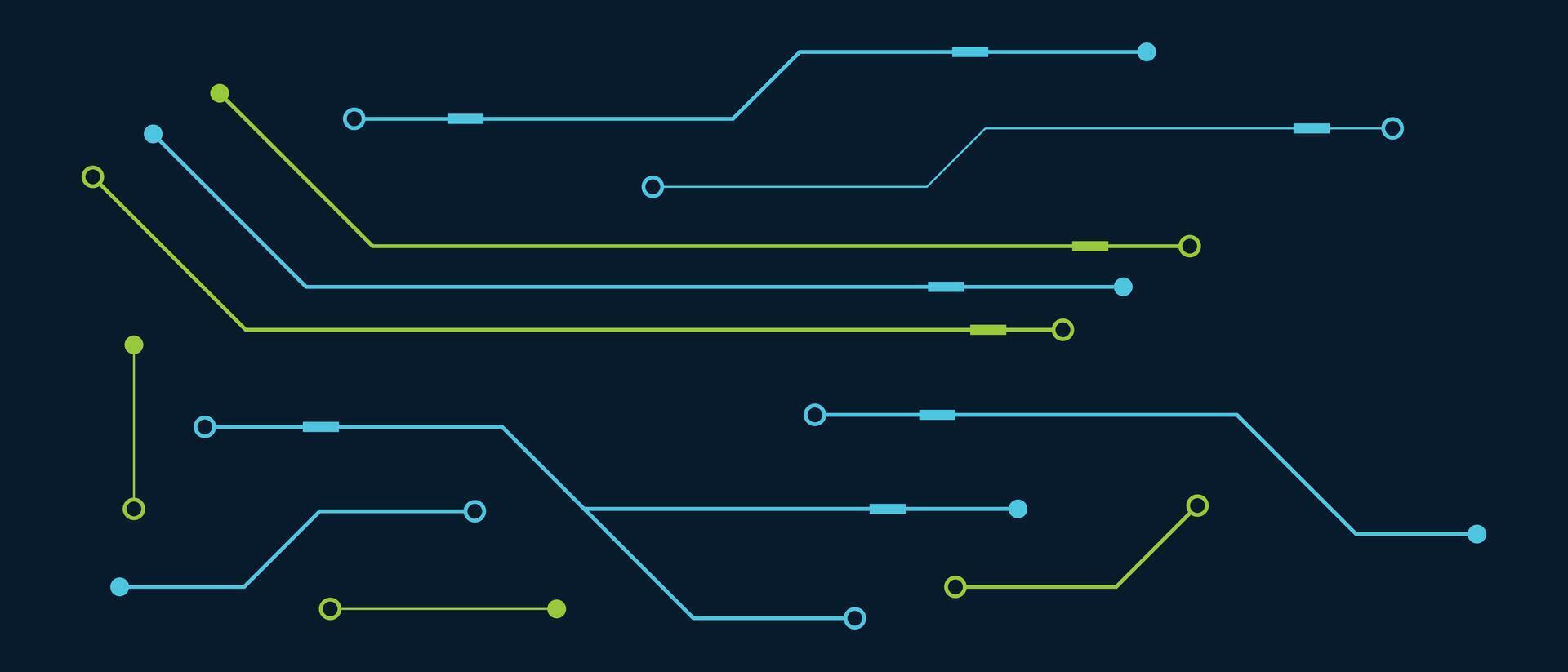 Printed circuit board. Abstract futuristic circuit board. Hi tech digital circuit board ...