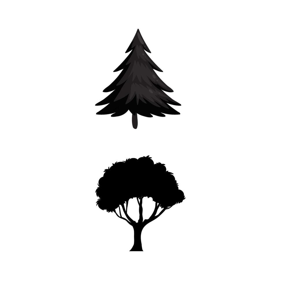 tree silhouette art 53558926 Vector Art at Vecteezy