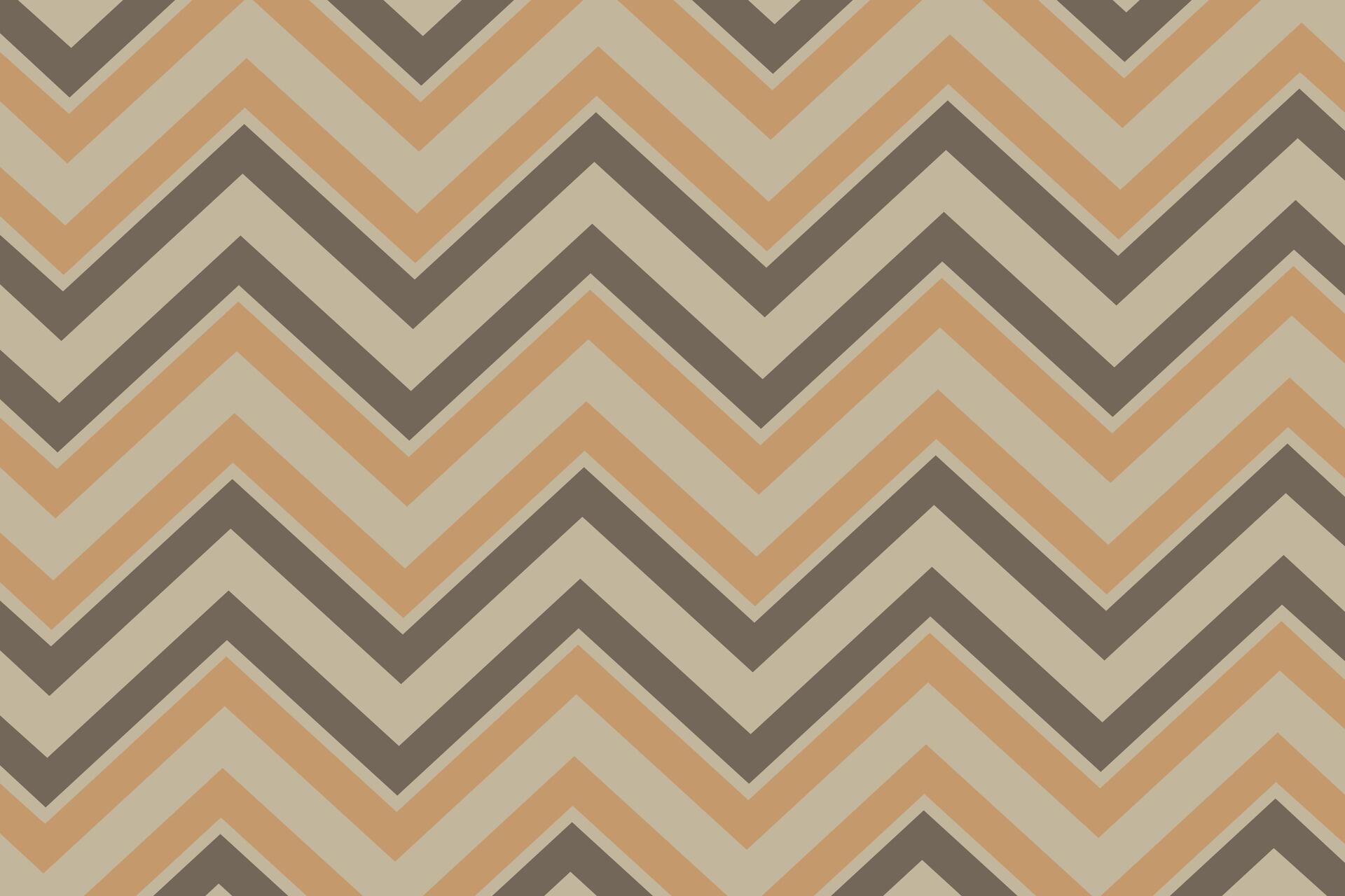 Simple Abstract Brown Color Creative Zig Zag Line Pattern The Geometric