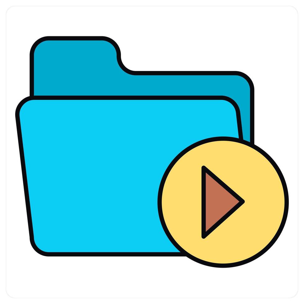 Folder and file icon concept 53585049 Vector Art at Vecteezy