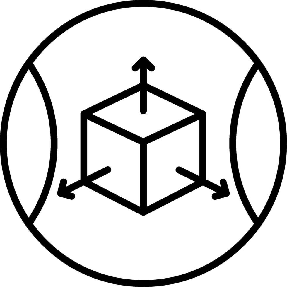 3d Modeling Line Icon 53641539 Vector Art at Vecteezy