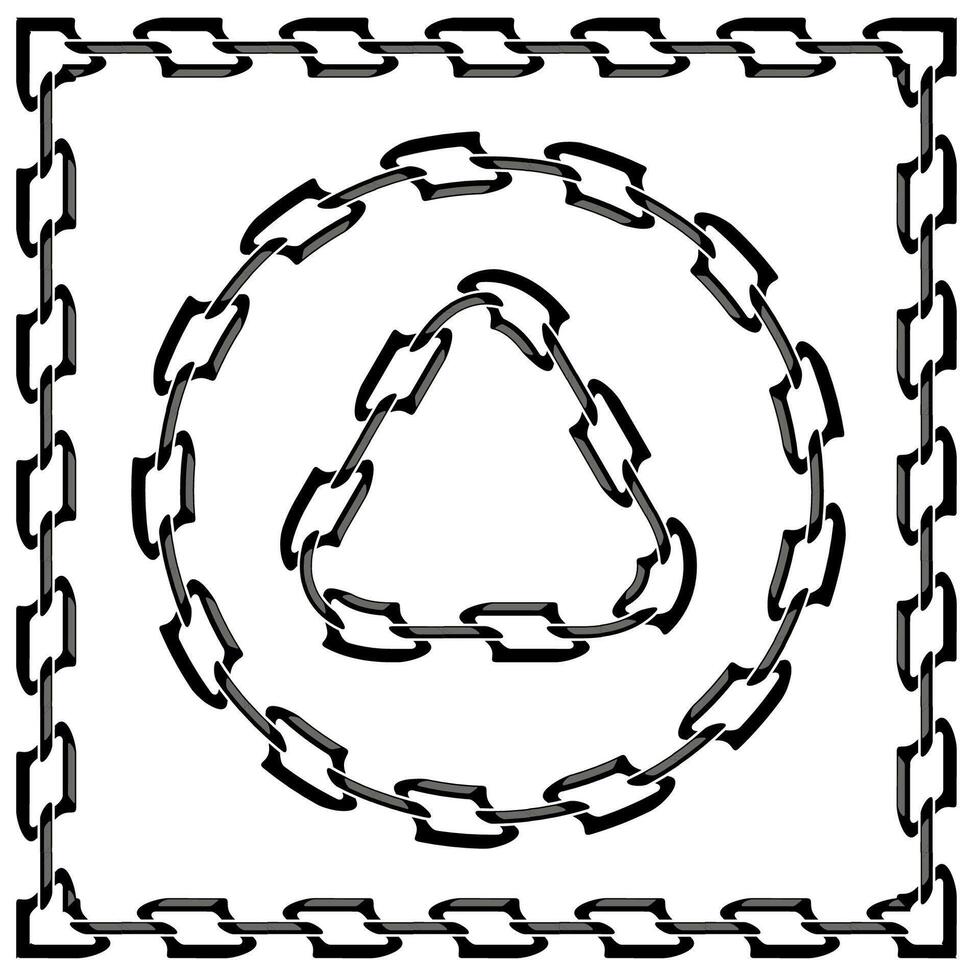 Set Of Chain Frames 53645644 Vector Art At Vecteezy