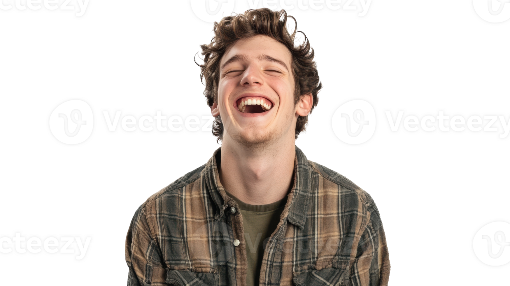 A Young Adult Man Laughing Heartily - Perfect for Capturing Joy and ... A Young Adult Man Laughing Heartily - Perfect for Capturing Joy and ...