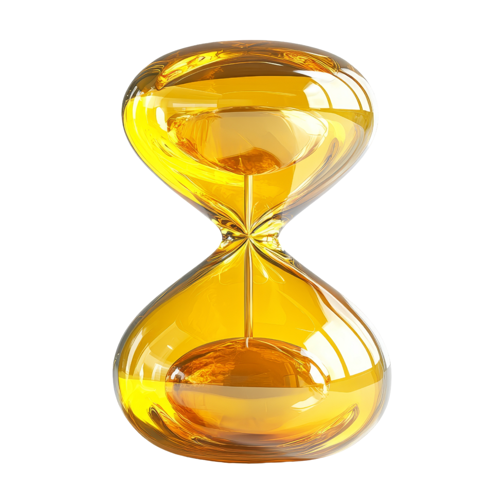 Hourglass symbol displaying time management graphic design concept 53649379 PNG