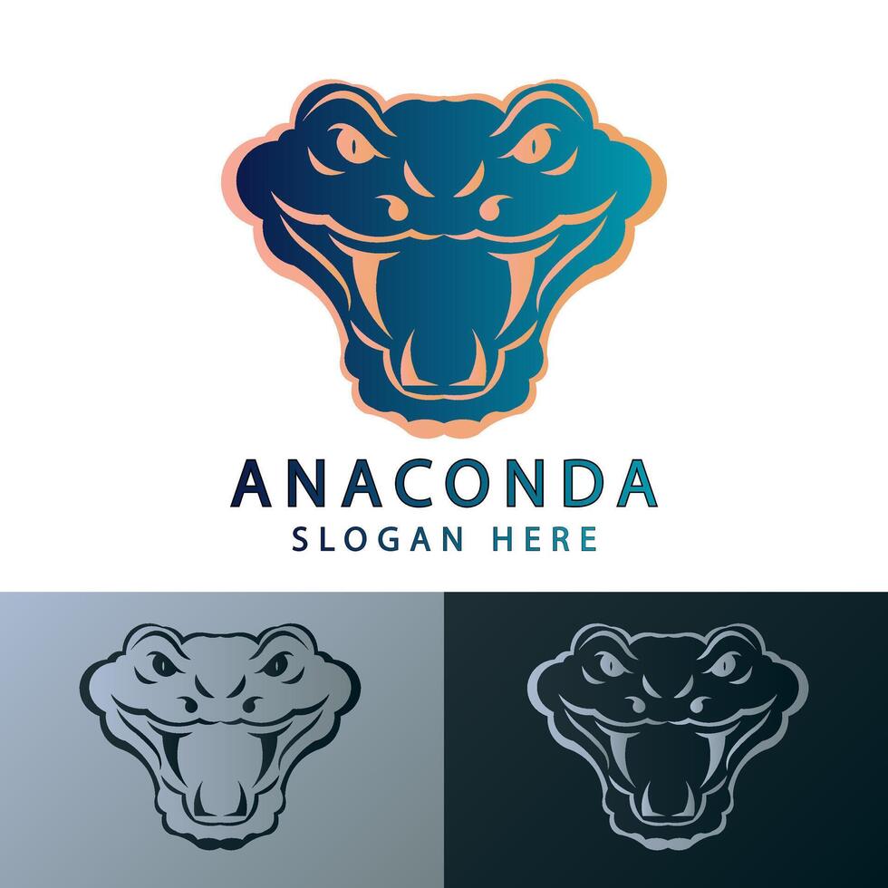 Anaconda Logo 3 Set 53654607 Vector Art at Vecteezy