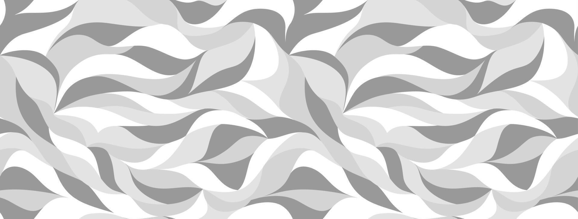 Curly waves tracery, white and gray curved lines, stylized abstract ...