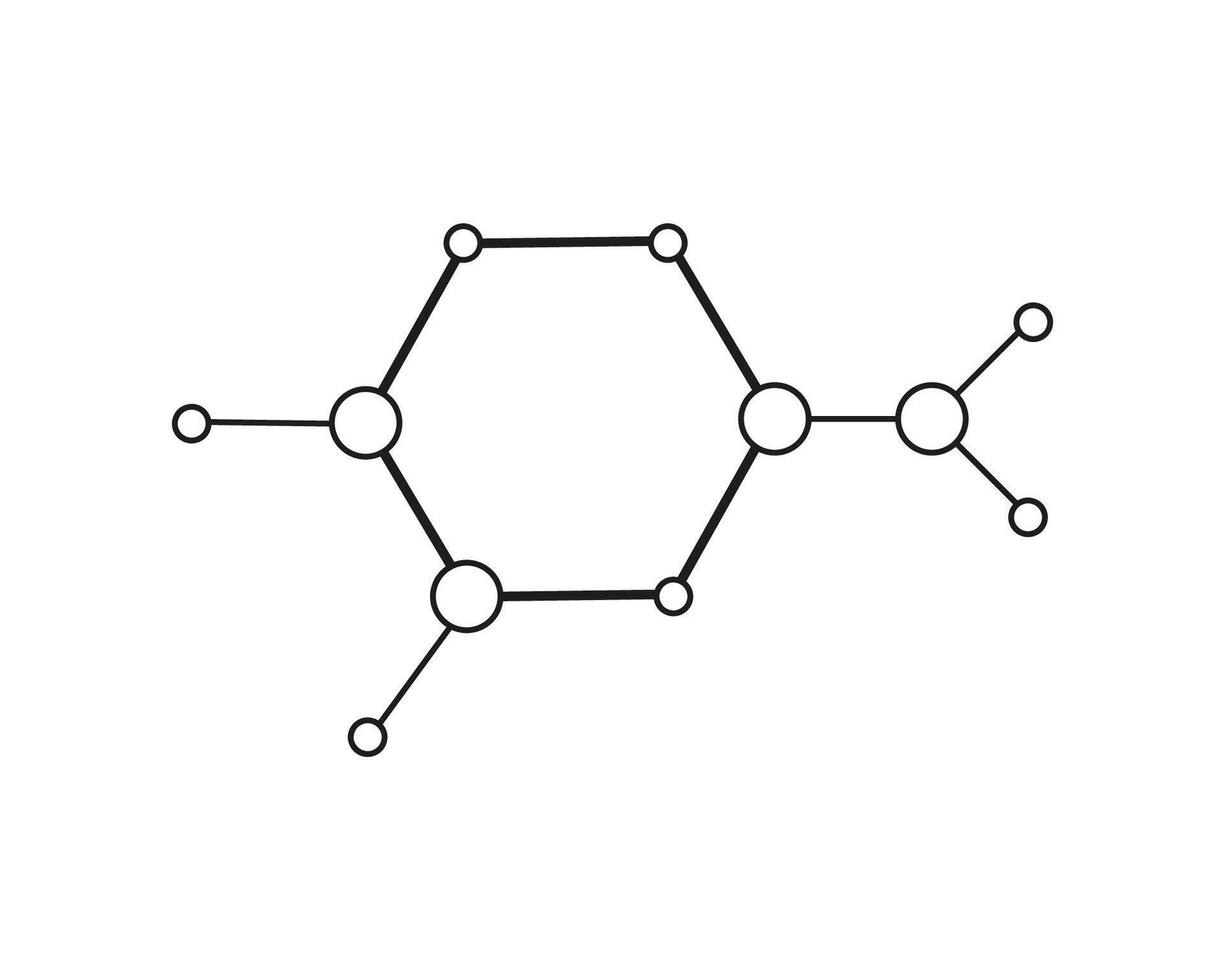 Hub Networks Connections System Symbol Line Icon Molecule Or Atom