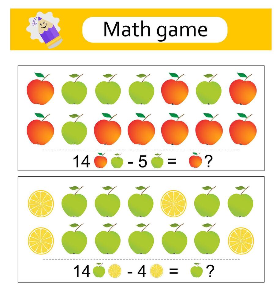 Educational material for kids. Math game. Preschool worksheet activity ... Educational material for kids. Math game. Preschool worksheet activity ...