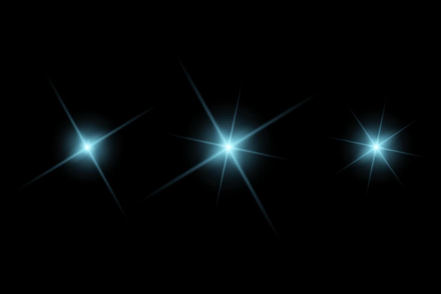blue sparkle lights, flashing lights, light effects, glowing ray beams, sparkling starsicon on ...